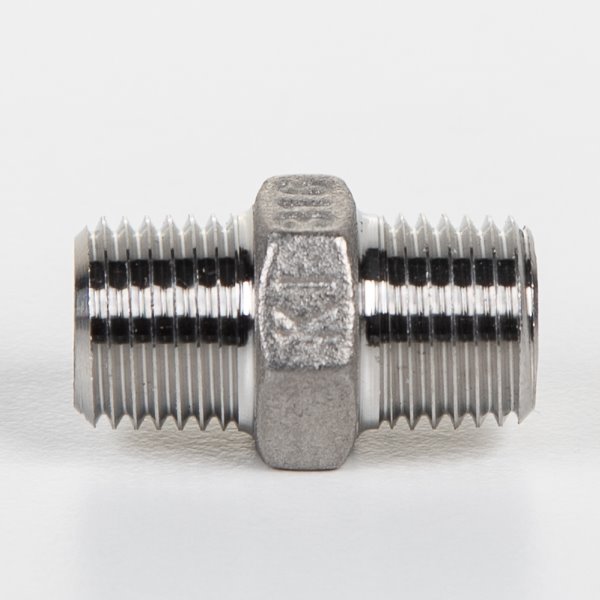 Doppelnippel mit konischem Gewinde, Edelstahl R 1/4" - R 1/4", DN 1414 ...